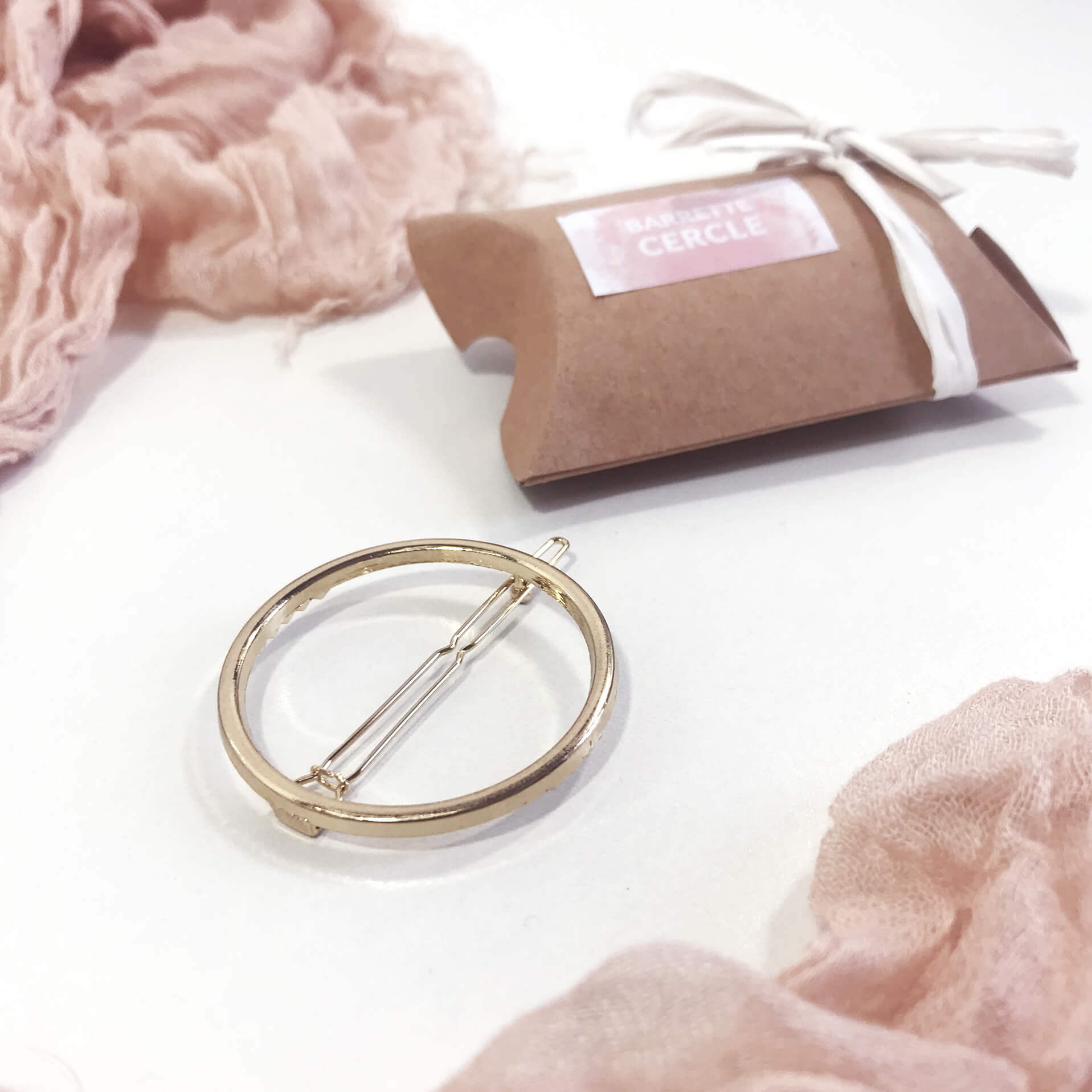 Barrette cercle - Idée box cadeau