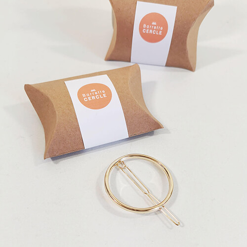 Barrette cercle - Idée box cadeau