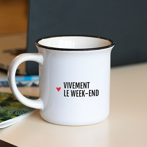 Mug - Vivement le weekend - Nos promotions